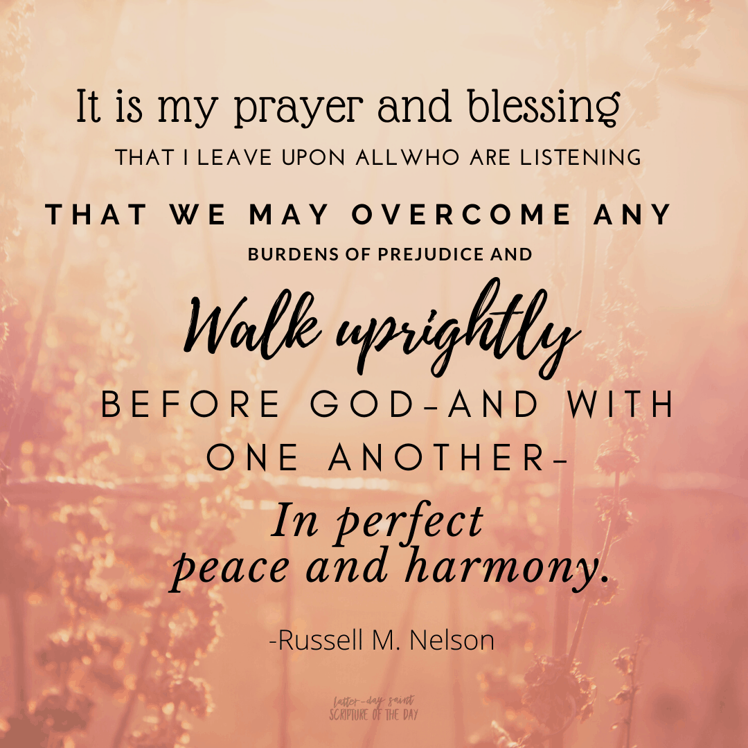 It is my prayer and blessing that I leave upon all - Latter-day Saint ...